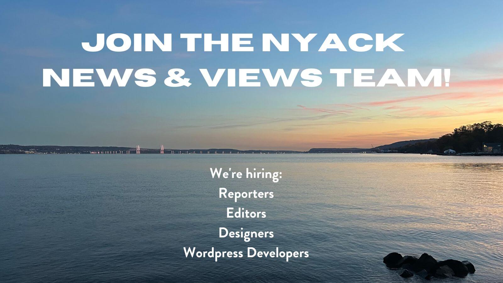 We're hiring: Join the Nyack News & Views team - Nyack News & Views