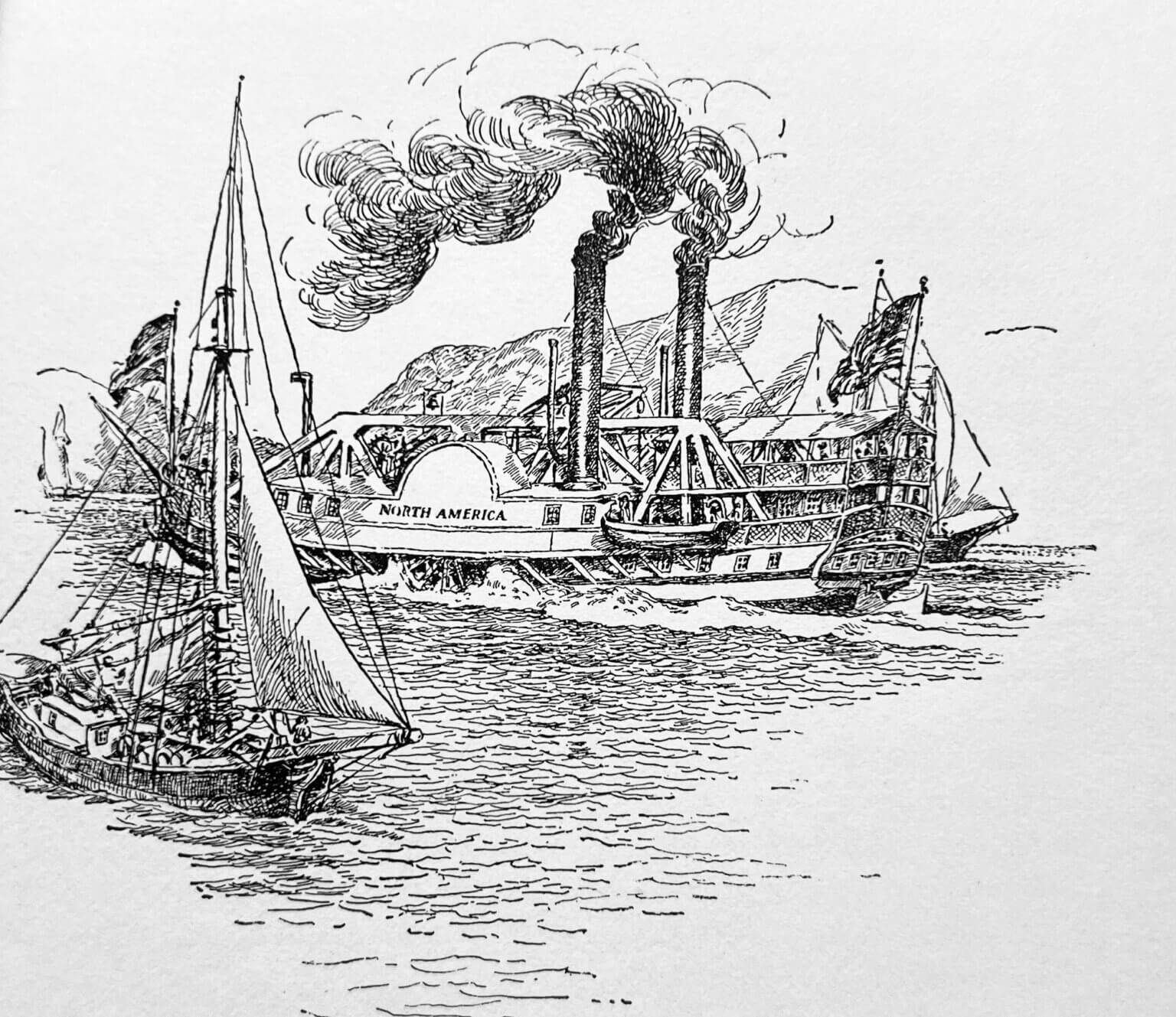 When the "Pot Cheese" Ruled the Hudson: Nyack's Steamboat Revolution ...