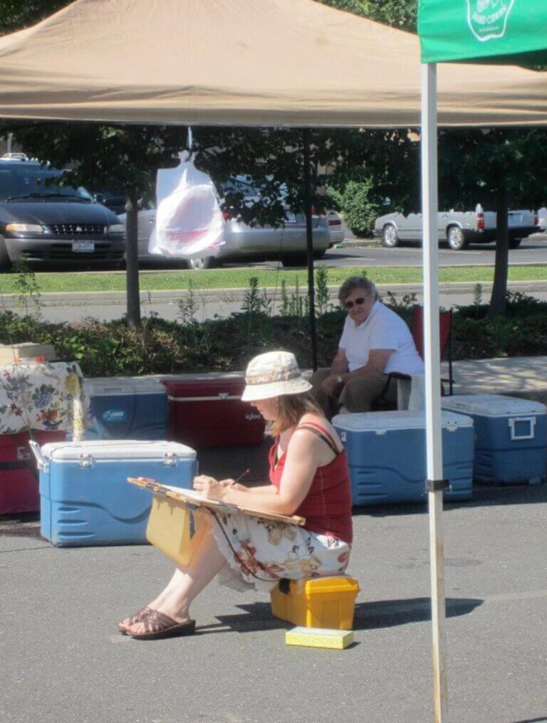 Nyack Sketch Log: Hopper Brings the Flash Sketch Mob Back to Life ...